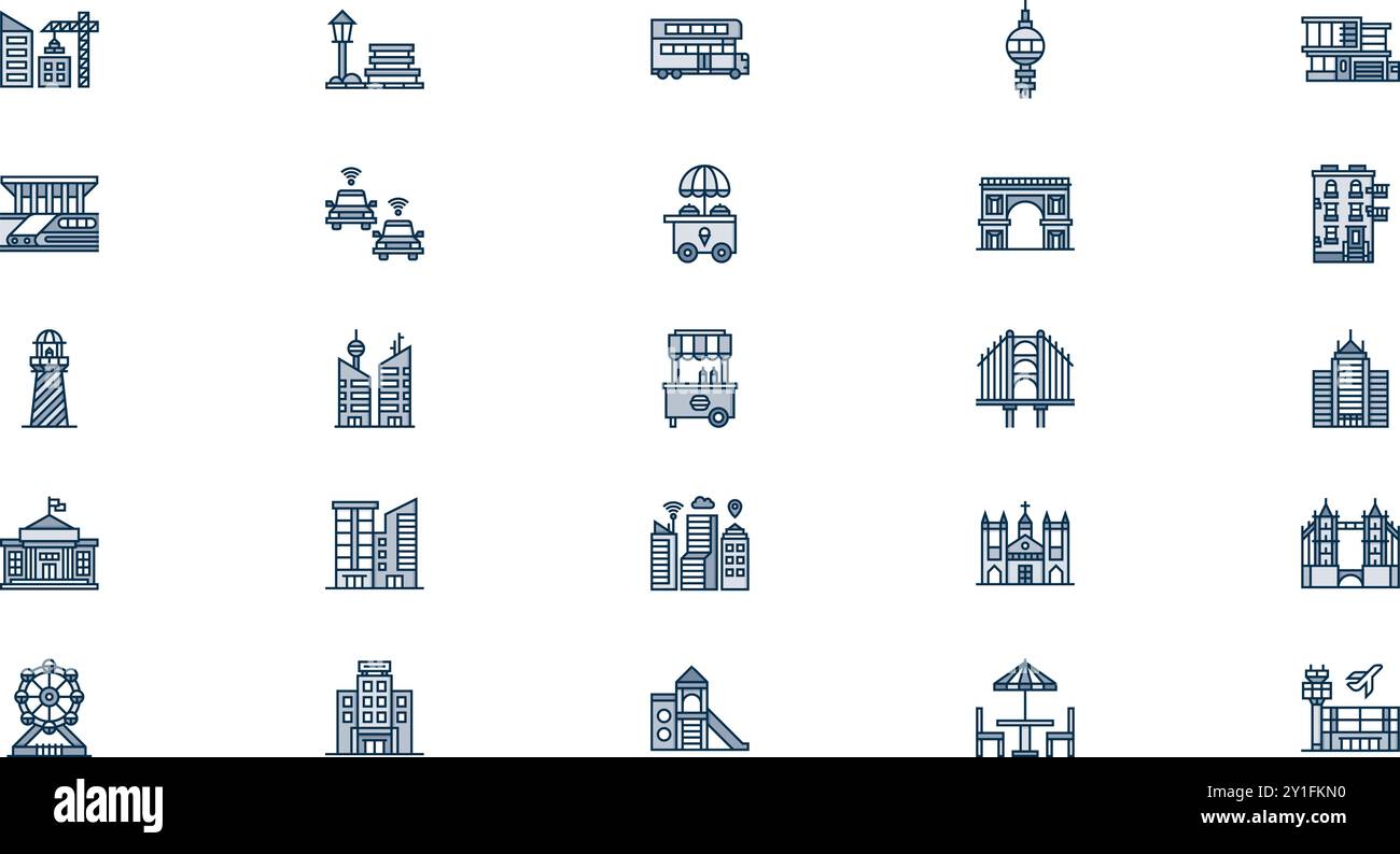 City icons High-Quality Vector Icons Collection with Editable Stroke ...