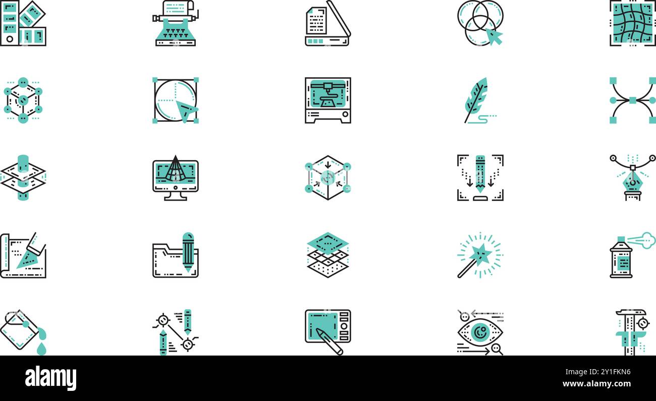 Creative tools icons High-Quality Vector Icons Collection with Editable ...