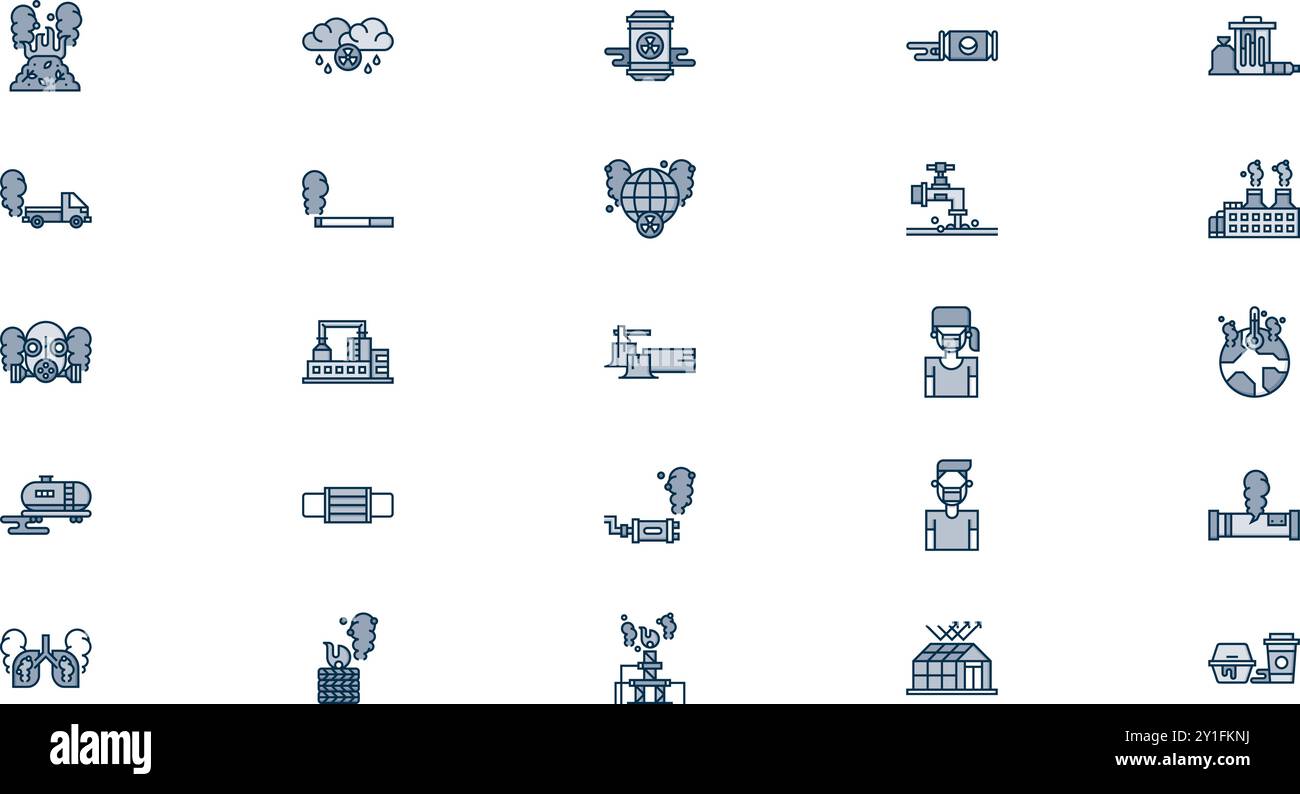 Pollution icons High-Quality Vector Icons Collection with Editable ...