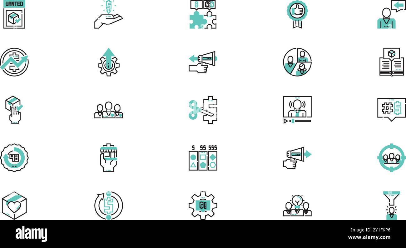 Marketing icons High-Quality Vector Icons Collection with Editable ...