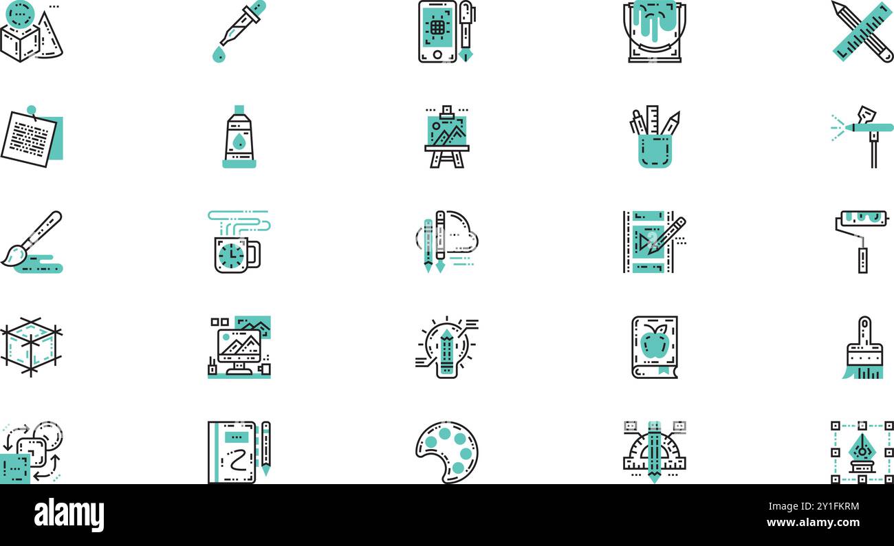 Creative tools icons High-Quality Vector Icons Collection with Editable ...
