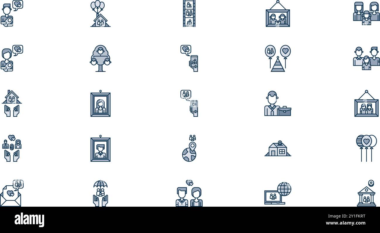 Family icons High-Quality Vector Icons Collection with Editable Stroke ...
