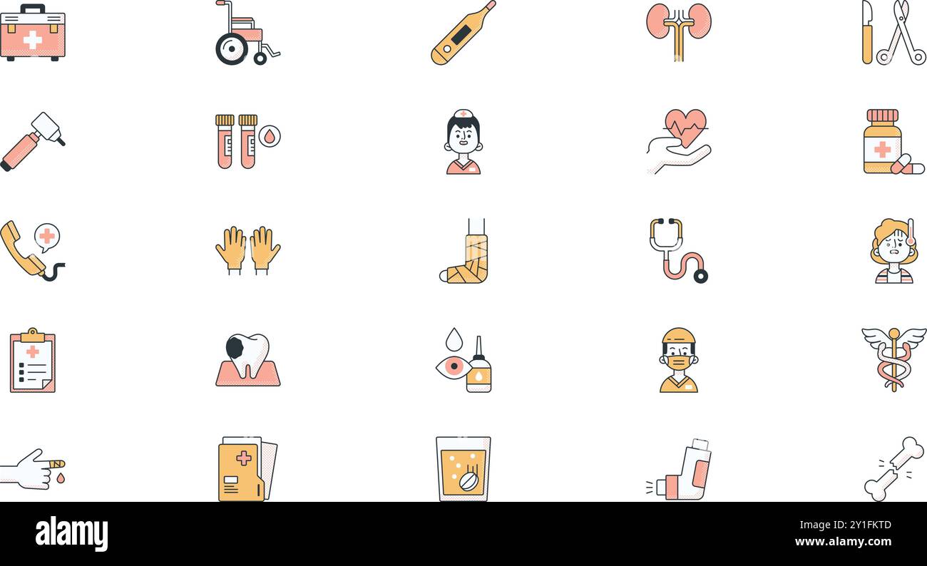 Medicine icons High-Quality Vector Icons Collection with Editable ...