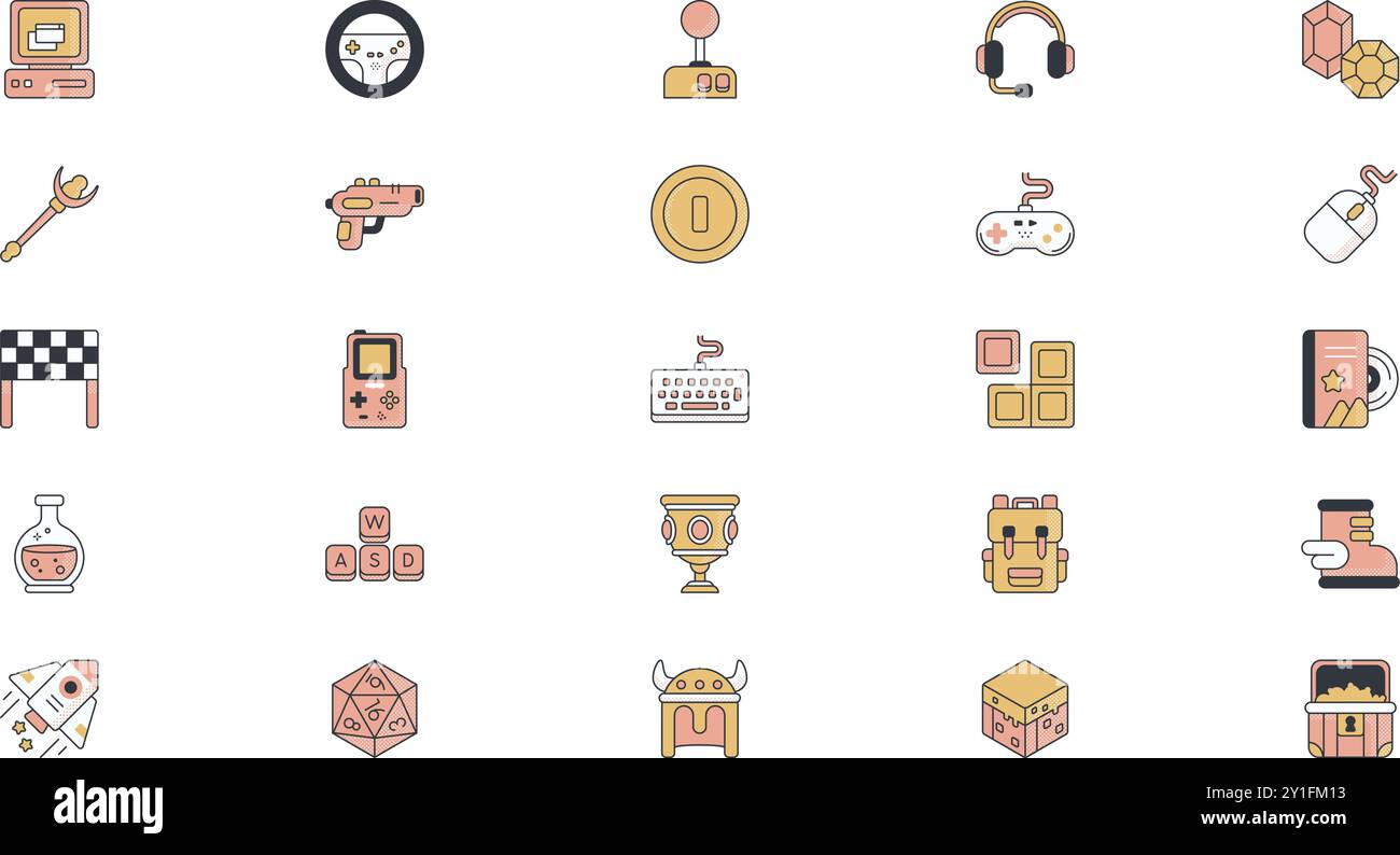 Gaming icons High-Quality Vector Icons Collection with Editable Stroke ...