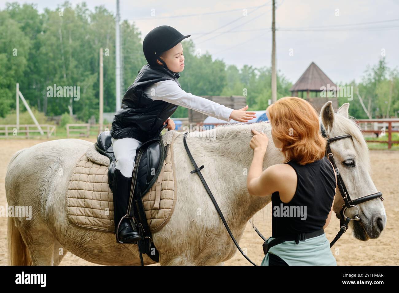 Equestrian instruction hi-res stock photography and images - Alamy