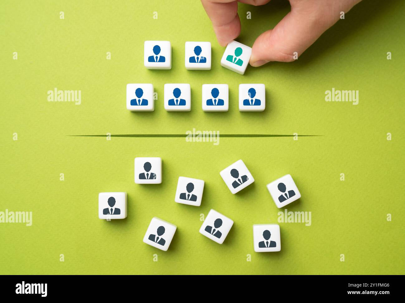 Assemble a team from a pool of candidates. Labor market, work with ...