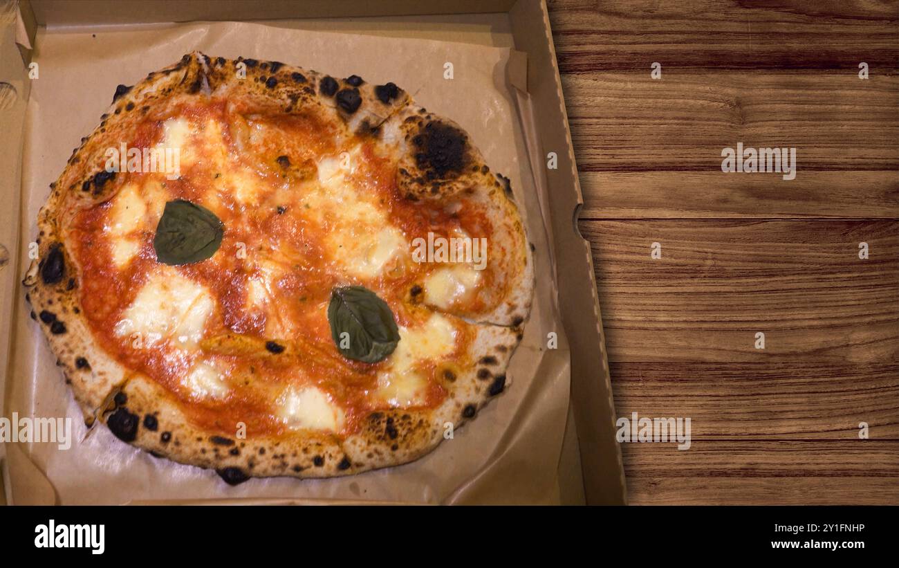 neapolitan homemade pizza margarita from the brick oven. Napoleon ...