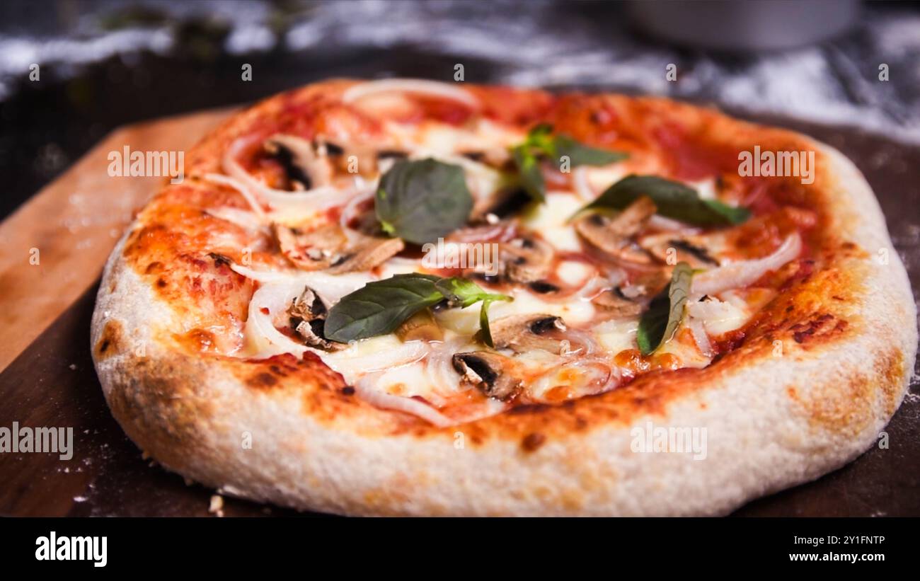 neapolitan homemade pizza margarita from the brick oven. Napoleon ...