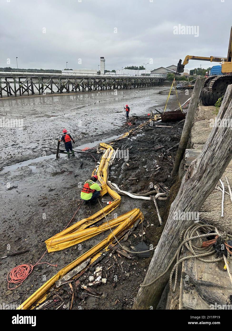 U.S. Coast Guard, partners conduct salvage operation of the Jacob Pike ...