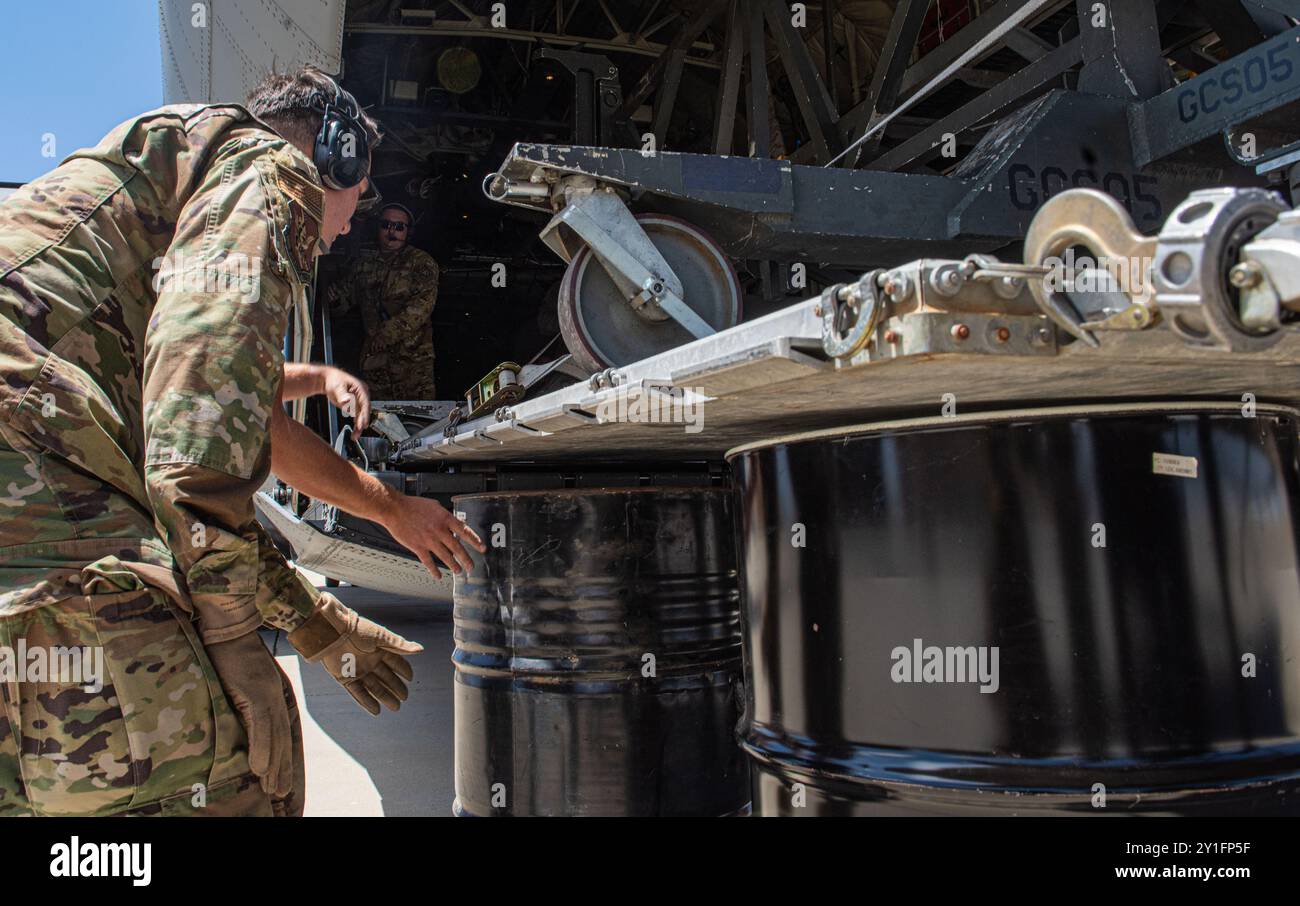 Airmen assigned to the 621st Contingency Response Squadron place ...