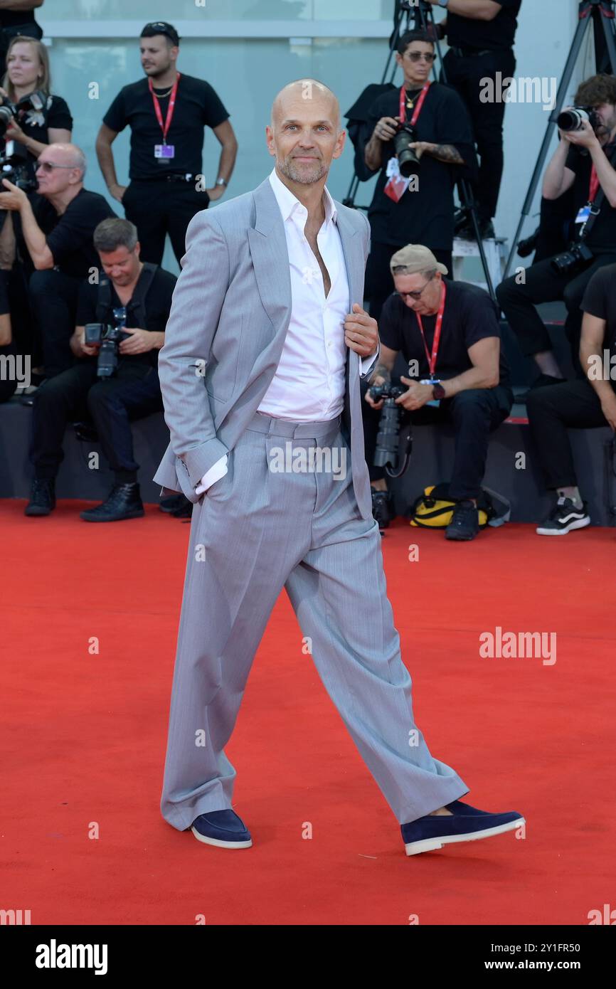 Venice Lido, Italy. 06th Sep, 2024. Lars Jacob Holm attends the red ...