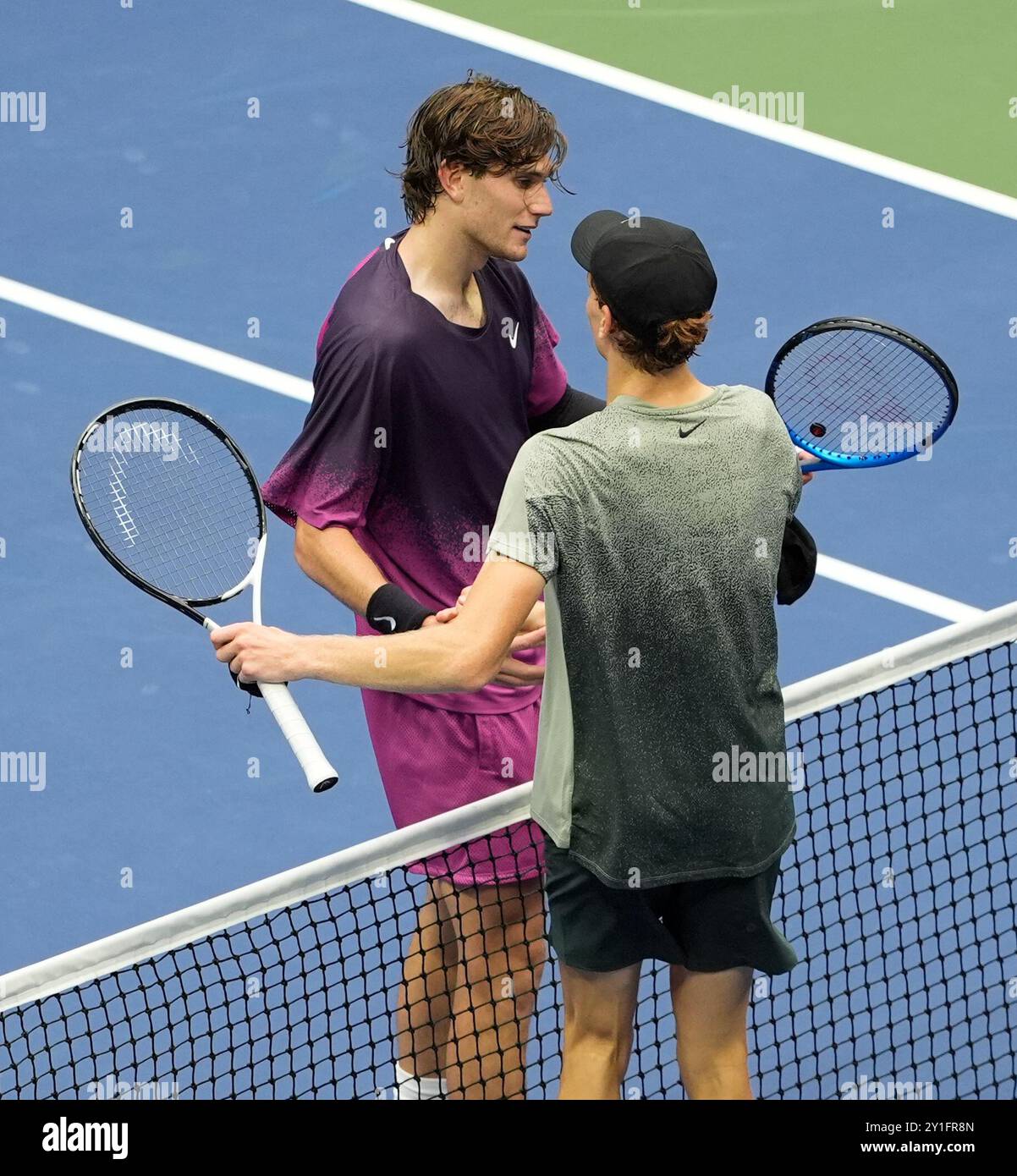 September 6, 2024: Jack Draper (GBR) loses to Jannik Sinner (ITA) 7-6 ...