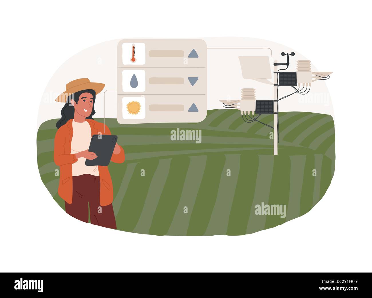 Weather conditions isolated cartoon vector illustrations Stock Vector ...