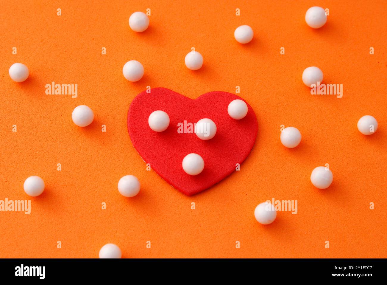 Spheres on the surface of a heart Stock Photo - Alamy