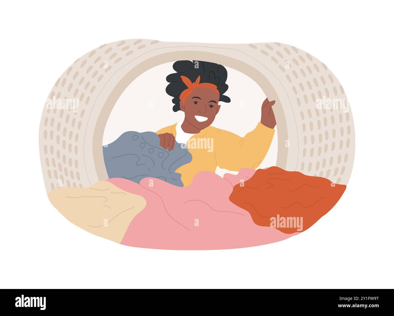 Loading washing machine isolated cartoon vector illustrations Stock ...