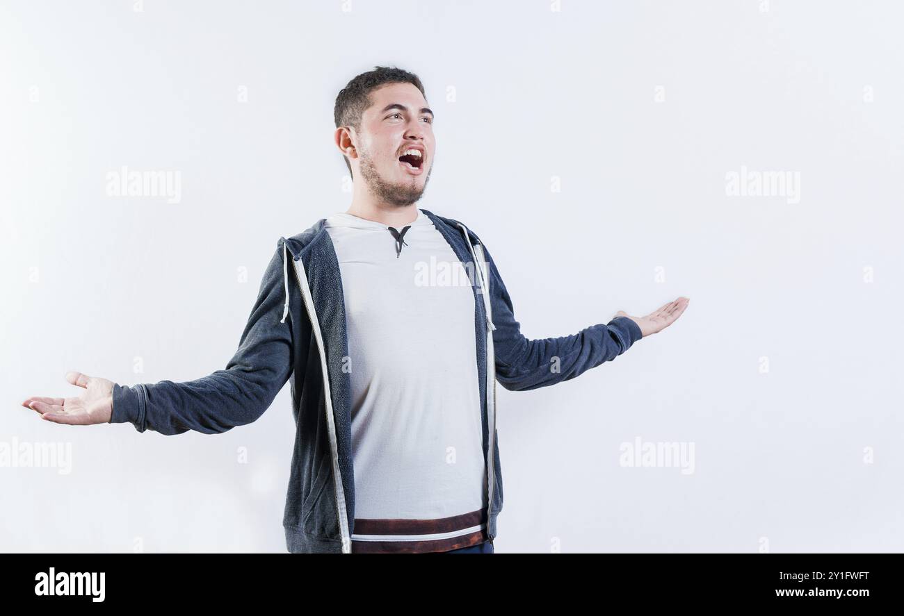 Annoyed man age 20 hi-res stock photography and images - Alamy