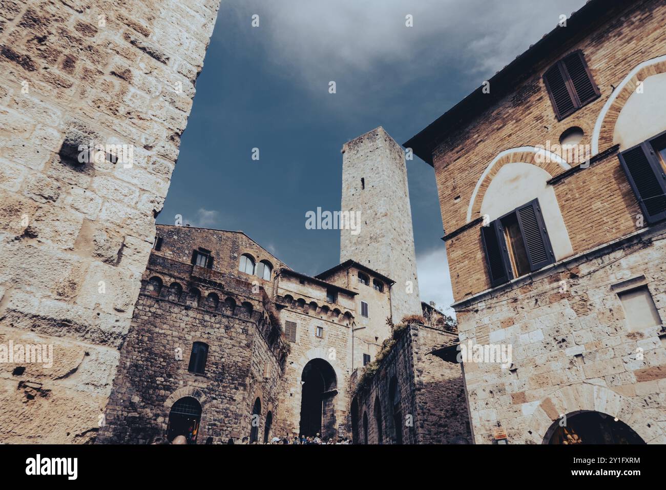 Medieval towers villages in hi-res stock photography and images - Alamy