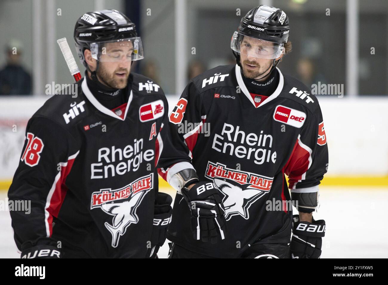 Adam Almquist (Cologne Sharks, #53), Joshua Currie (Cologne Sharks, #18 ...