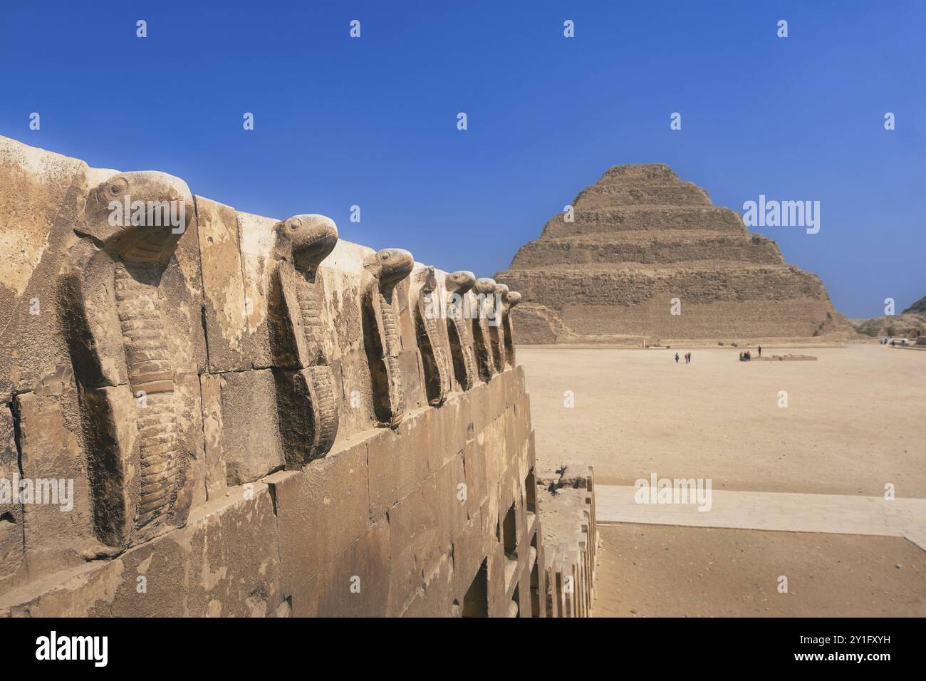 Saqqara contains the oldest complete stone building complex known in ...