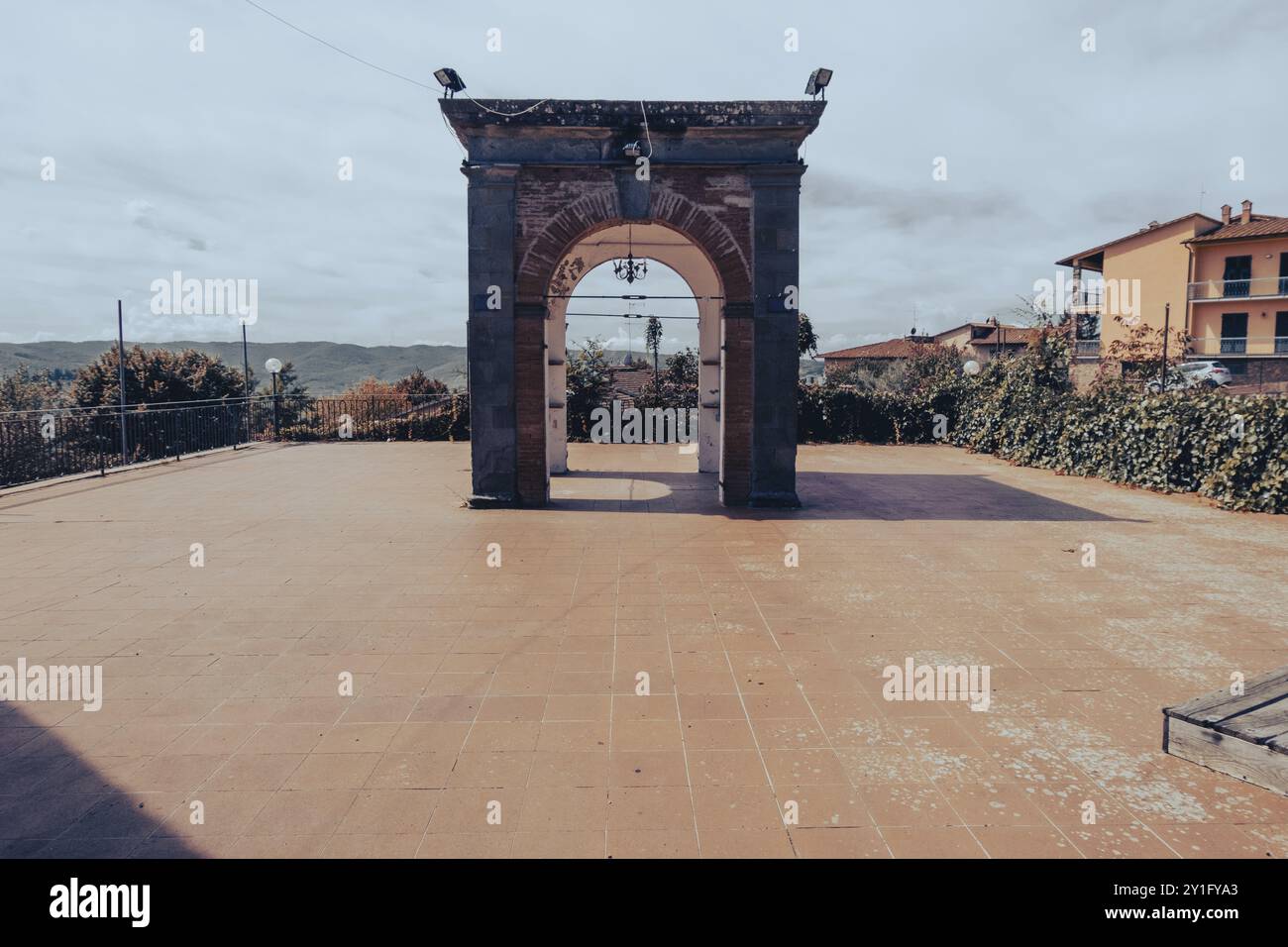 View of the Panzano in Chianti city. Architecture and landmarks of this ...
