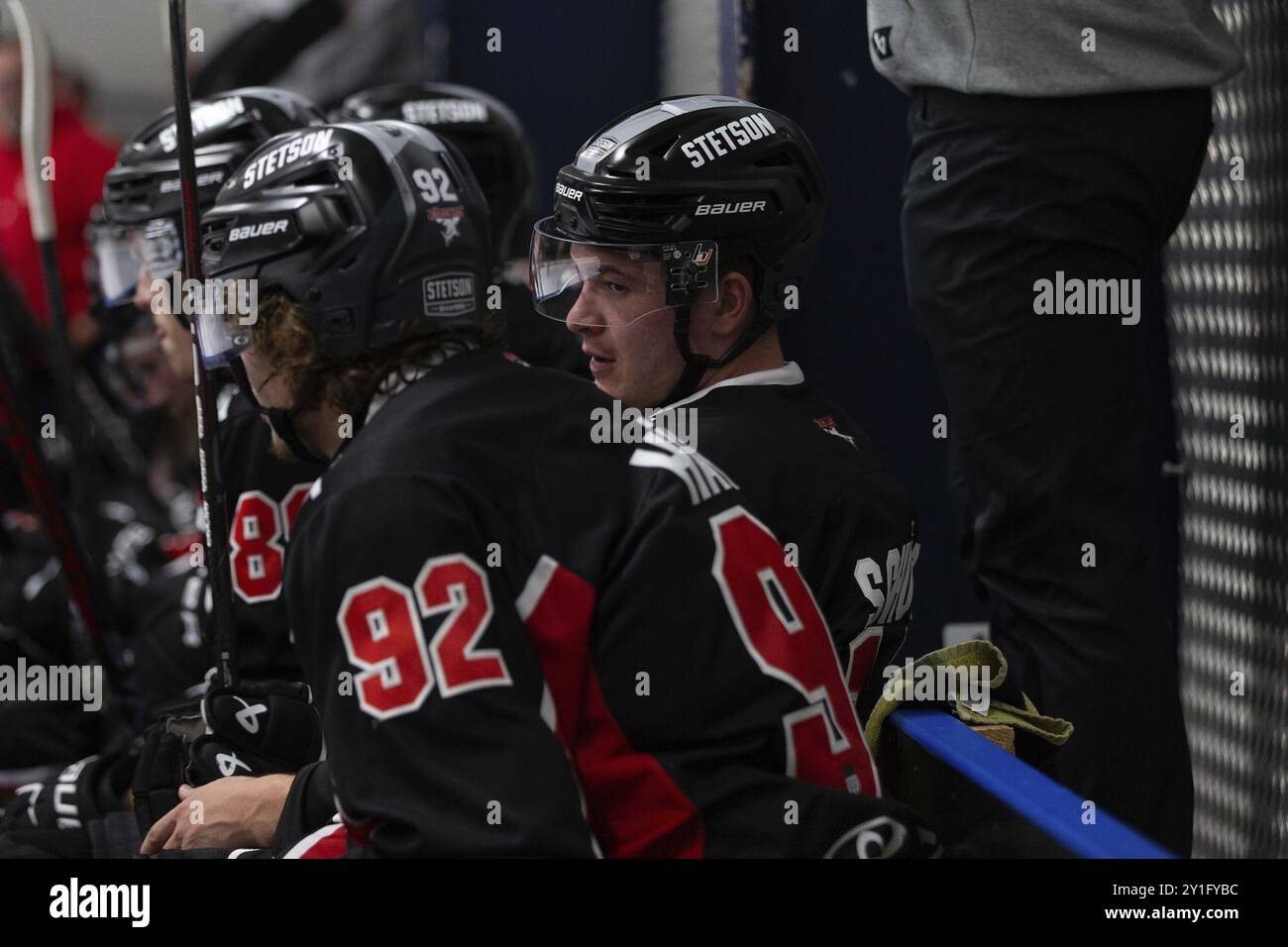 Justin Schuetz (Cologne Sharks, #10), PENNY DEL, Test match Cologne ...