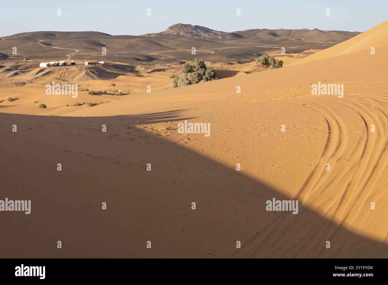 Morocco. . Beautiful sand dunes in the Sahara desert Stock Photo - Alamy