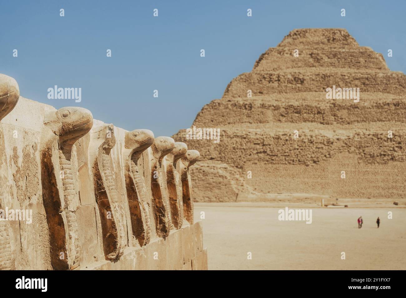 Saqqara contains the oldest complete stone building complex known in ...