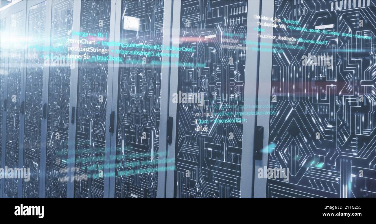 Engineer coding in data center hi-res stock photography and images - Alamy