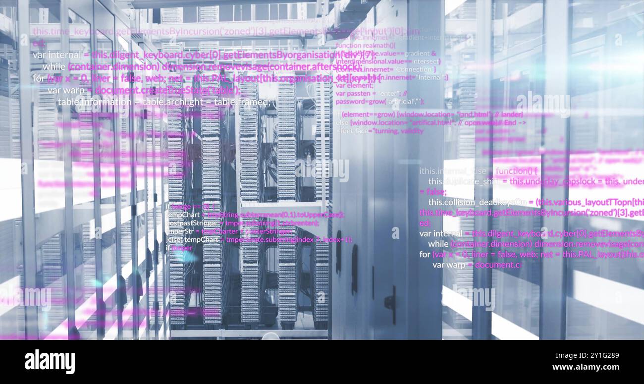 Engineer coding in data center hi-res stock photography and images - Alamy