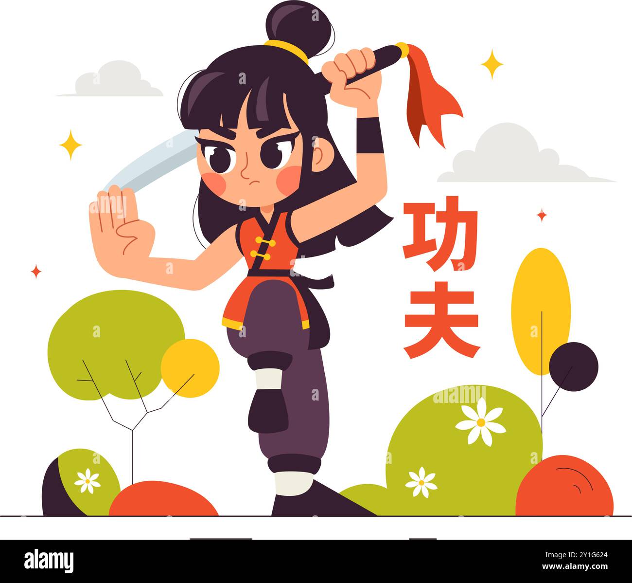 Shaolin style Stock Vector Images - Alamy