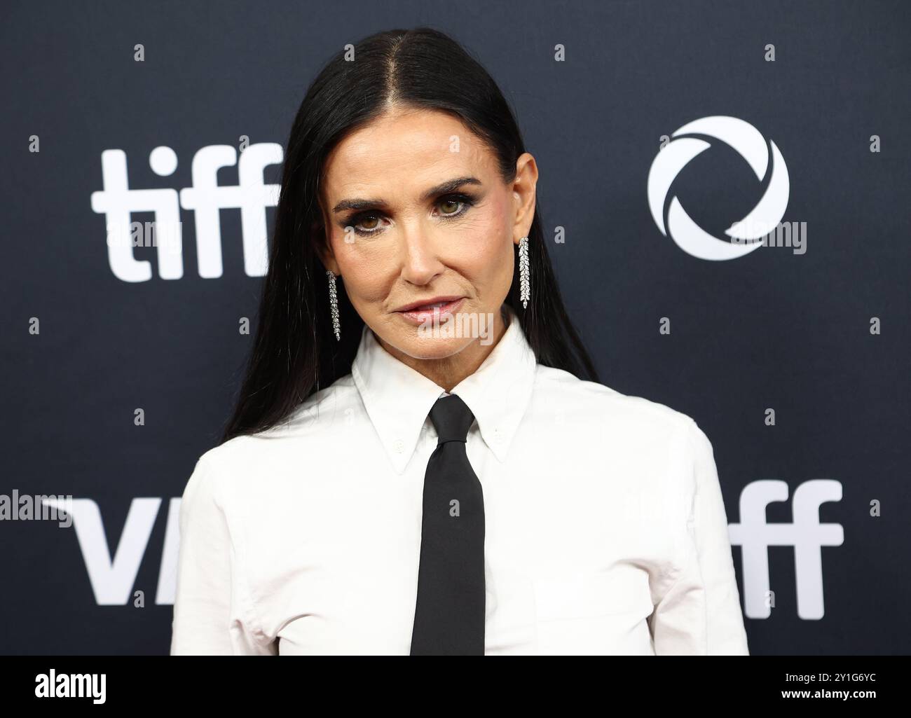 Toronto, Canada. 05th Sep, 2024. Demi Moore arriving at ‘The Substance ...