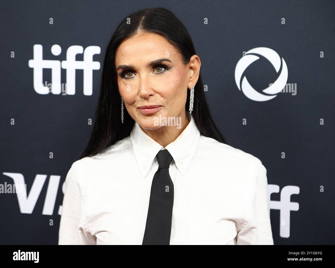 Toronto, Canada. 05th Sep, 2024. Demi Moore arriving at ‘The Substance ...