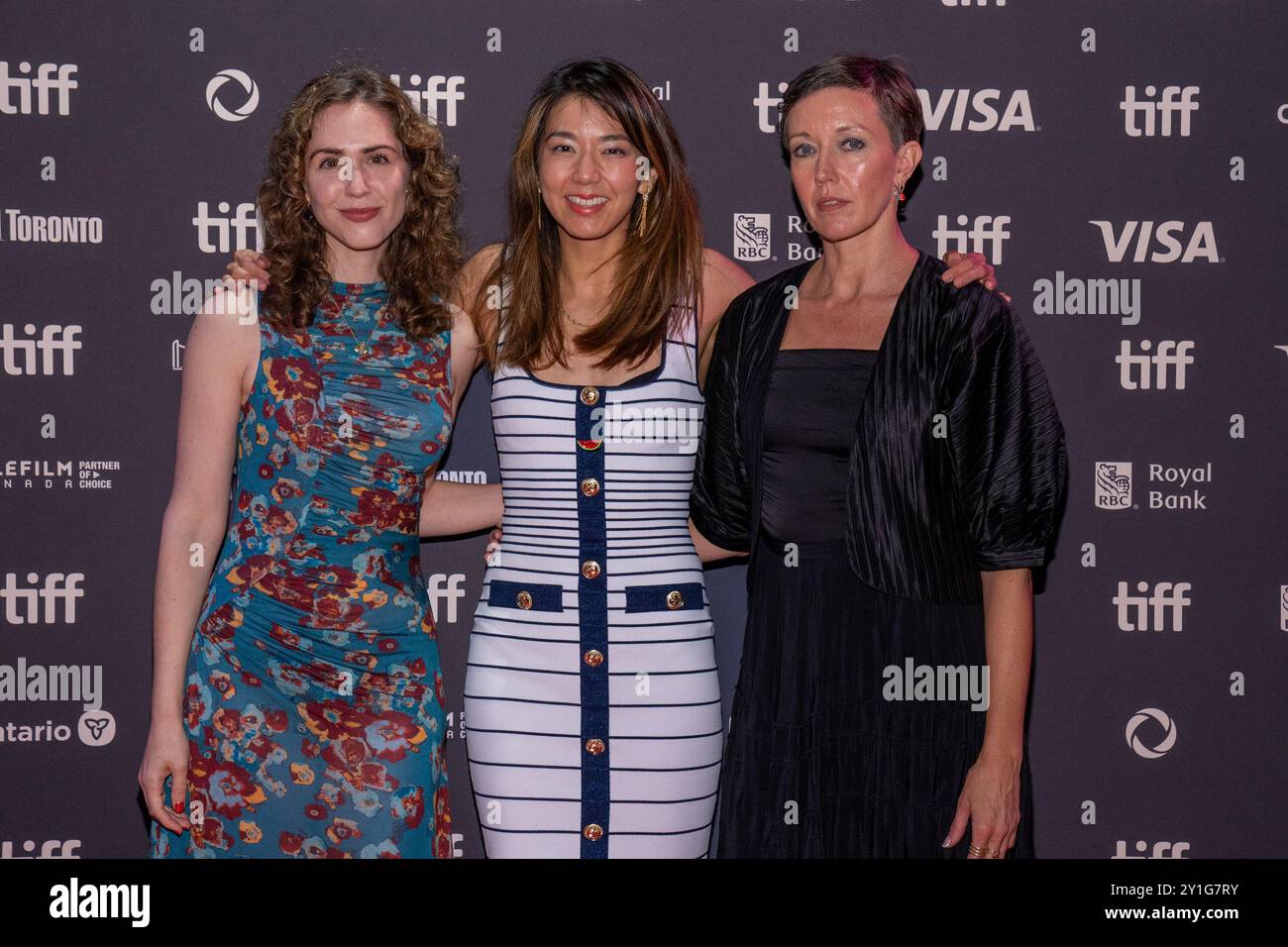Toronto, Canada. 06th Sep, 2024. (L to R) Emma D. Miller, Elizabeth Lo ...