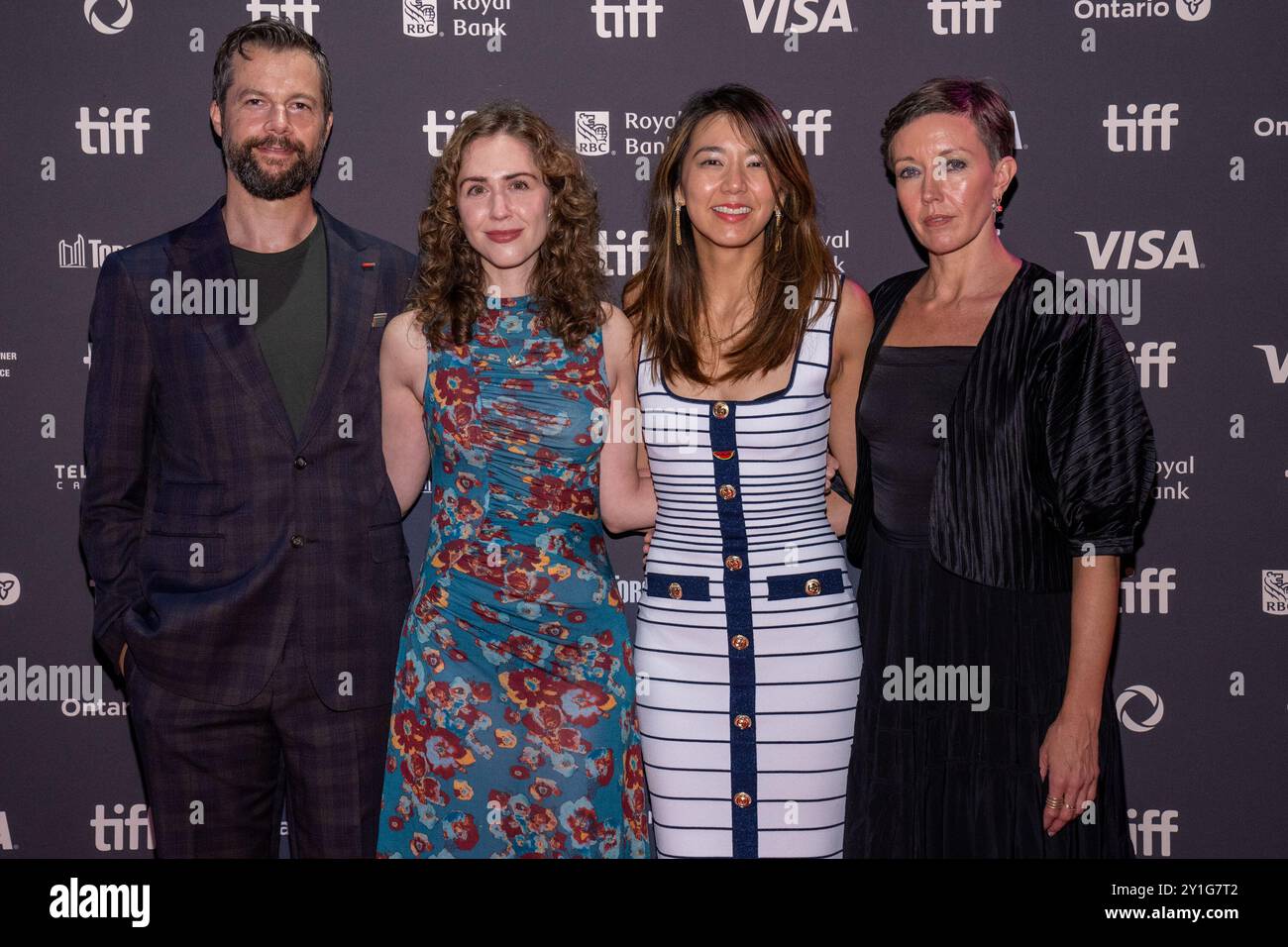 (L to R) Brian McOmber, Emma D. Miller, Elizabeth Lo and Charlotte ...
