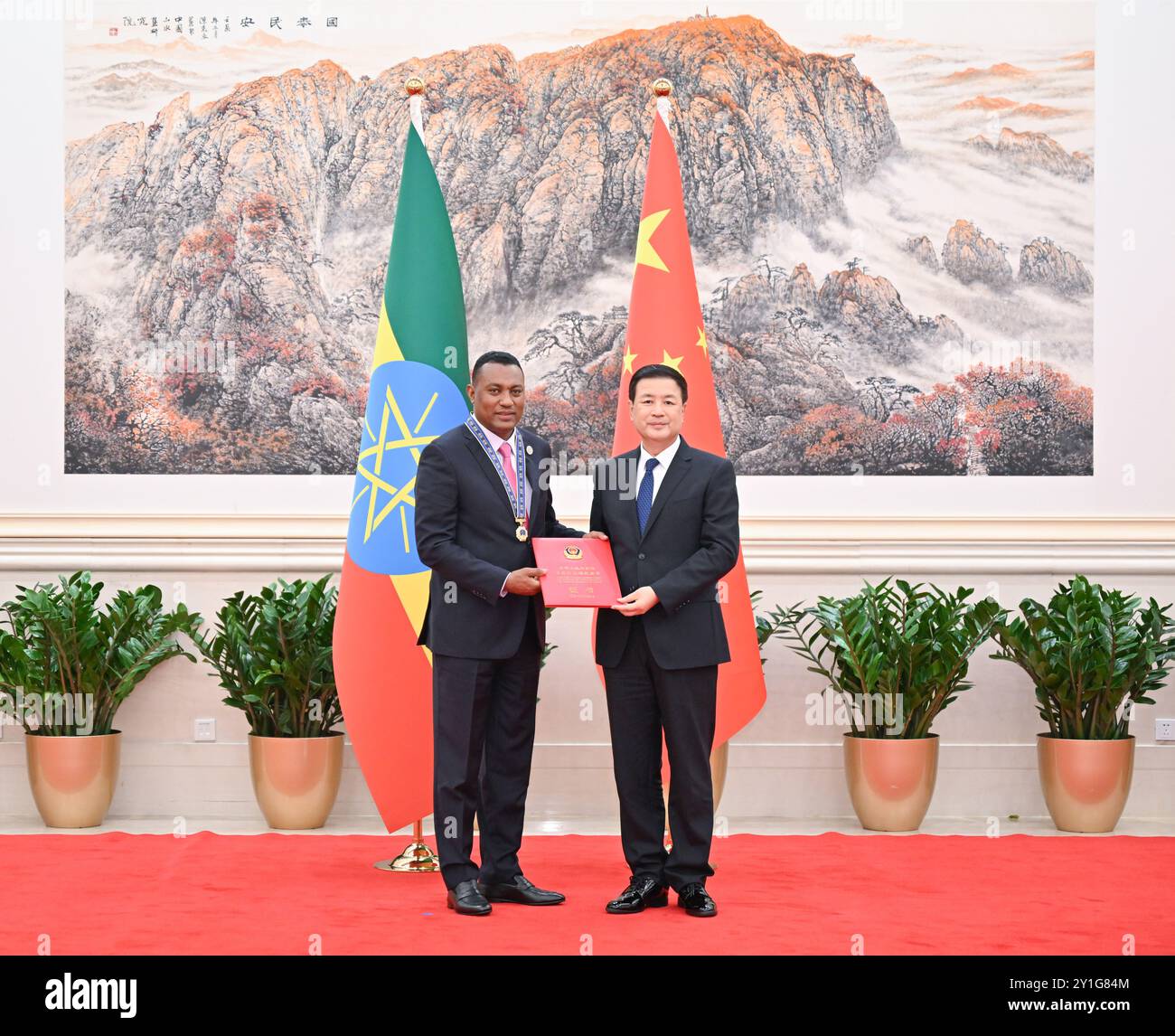 Beijing, China. 6th Sep, 2024. Chinese State Councilor and Minister of ...