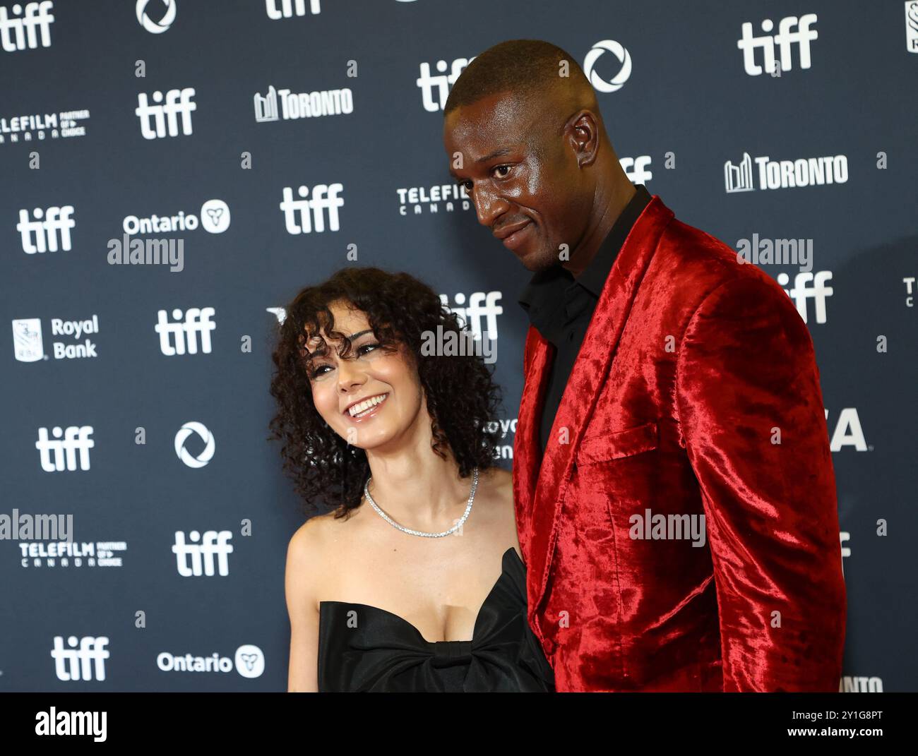 Toronto, Canada. 05th Sep, 2024. Stephen Adekolu arriving at ‘The Cut ...