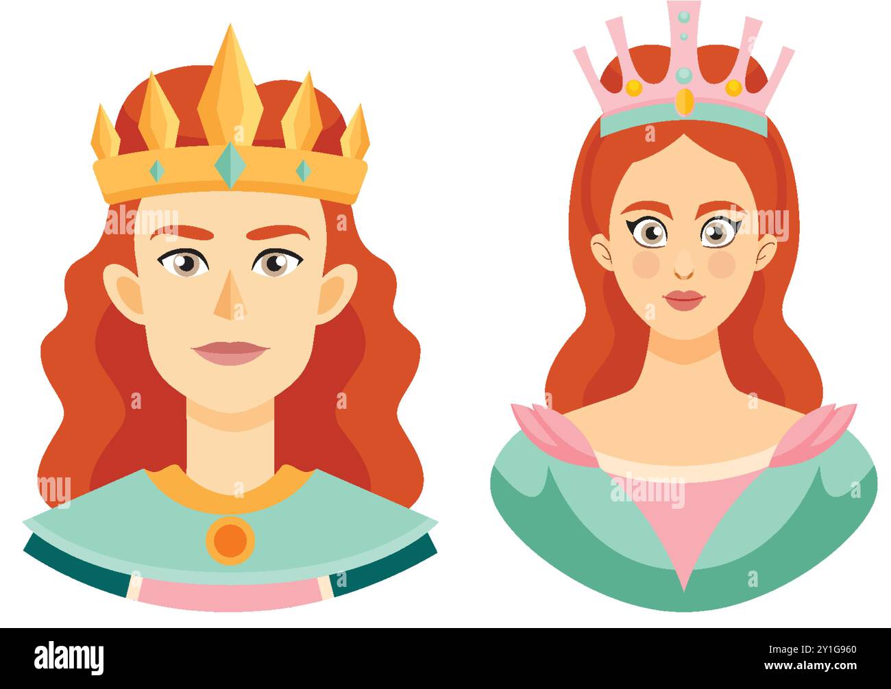 Royal attire symbolism Cut Out Stock Images & Pictures - Alamy