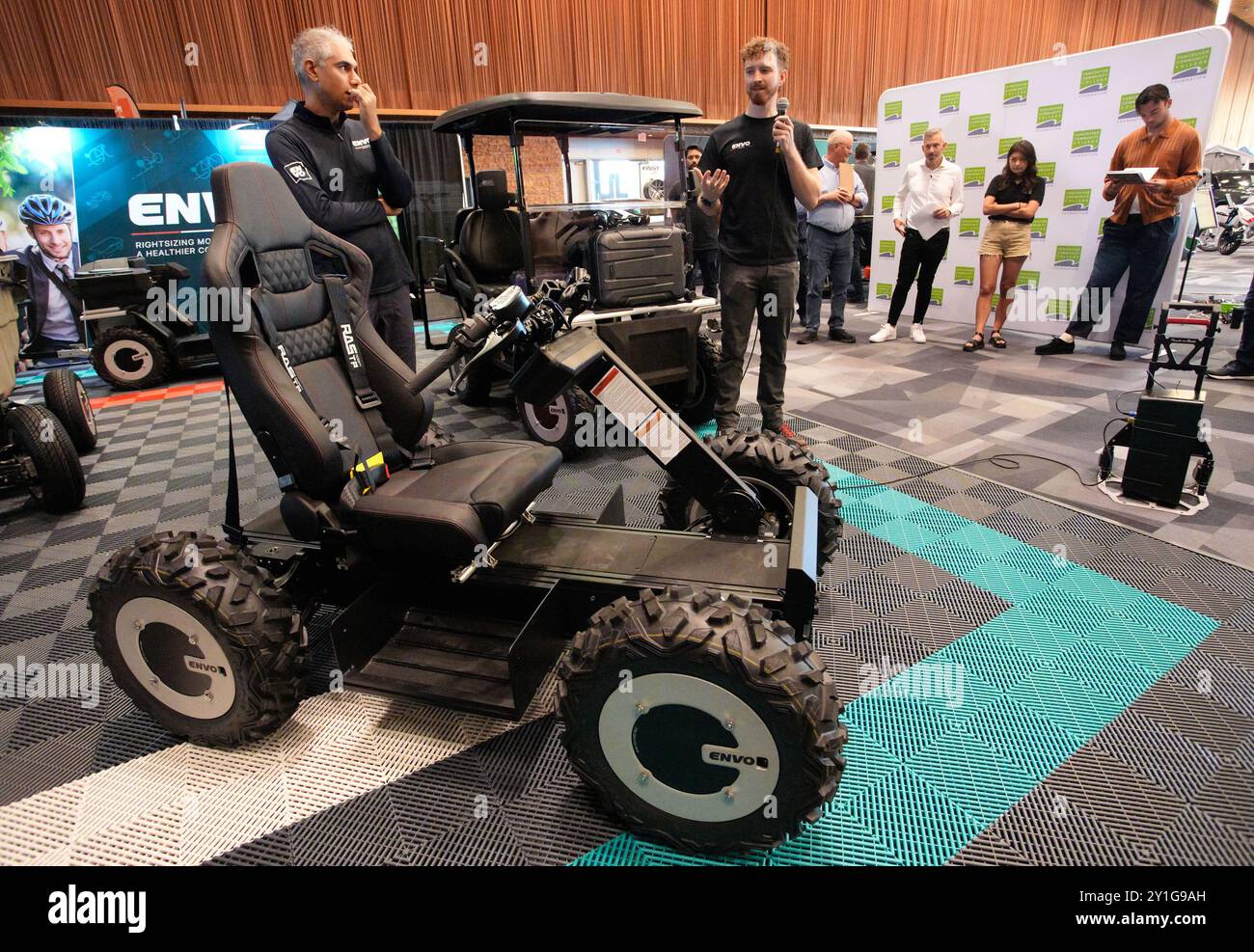 Vancouver, Canada. 6th Sep, 2024. An ENVO Utility Personal Transporter ...