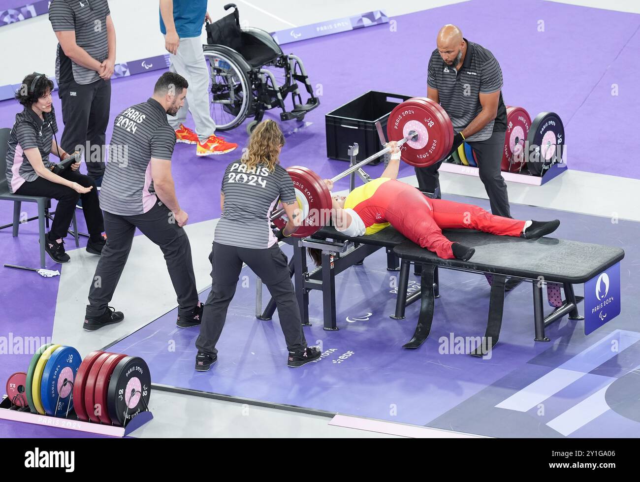 Paris, France. 6th Sep, 2024. Tan Yujiao of China competes during the ...