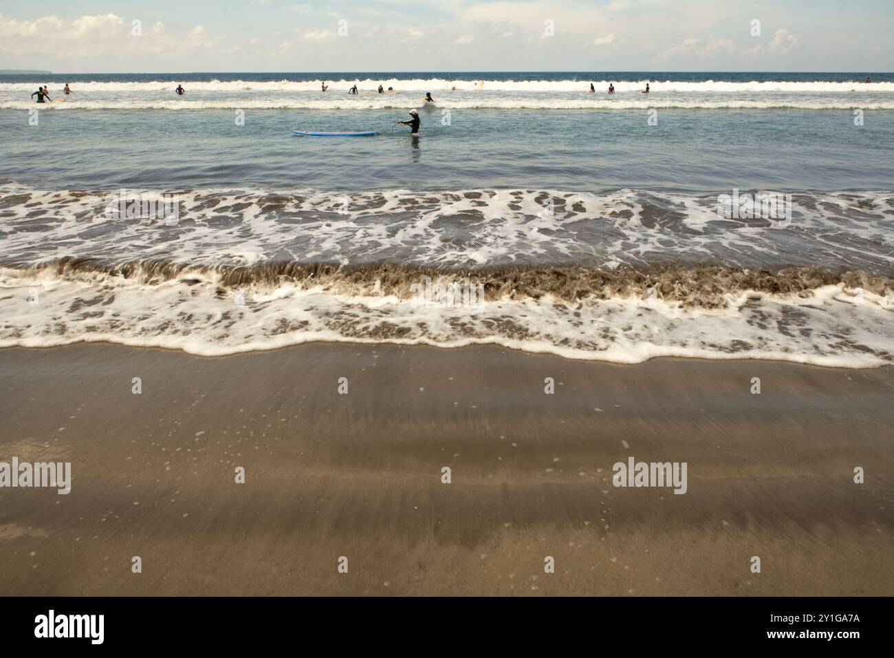 Kuta beach in Kuta, Badung, Bali, Indonesia Stock Photo - Alamy