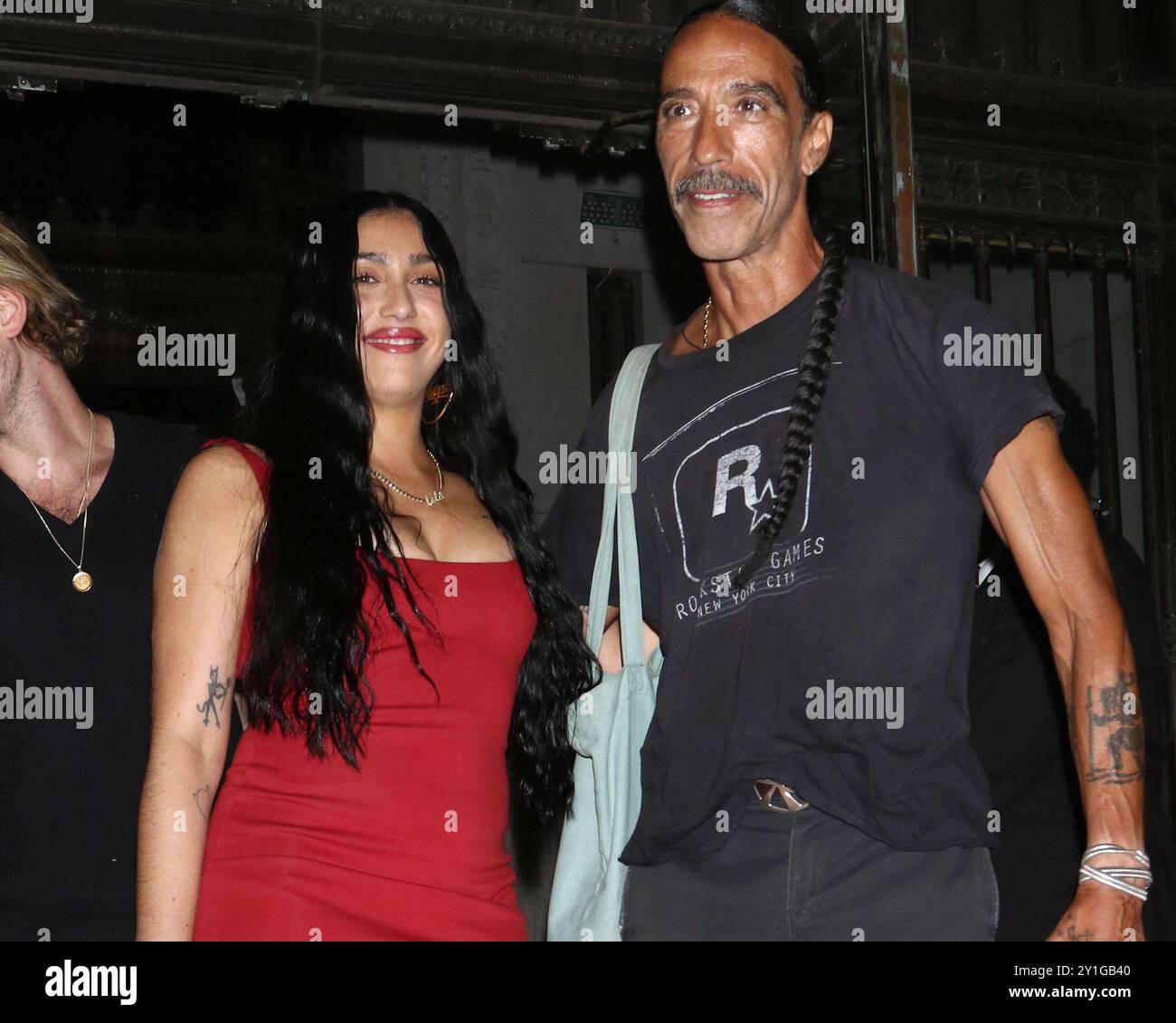 New York, New York, USA. 6th Sept. 2024. Lourdes Maria Ciccone Leon and ...