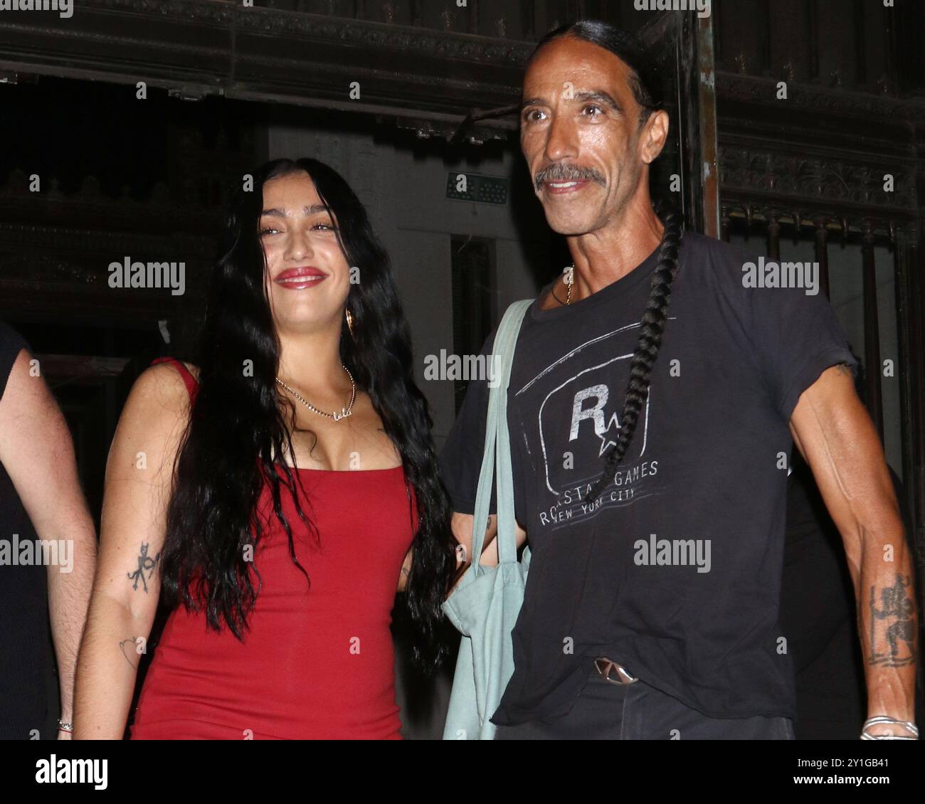 Carlos leon and lourdes maria ciccone leon hi-res stock photography and ...