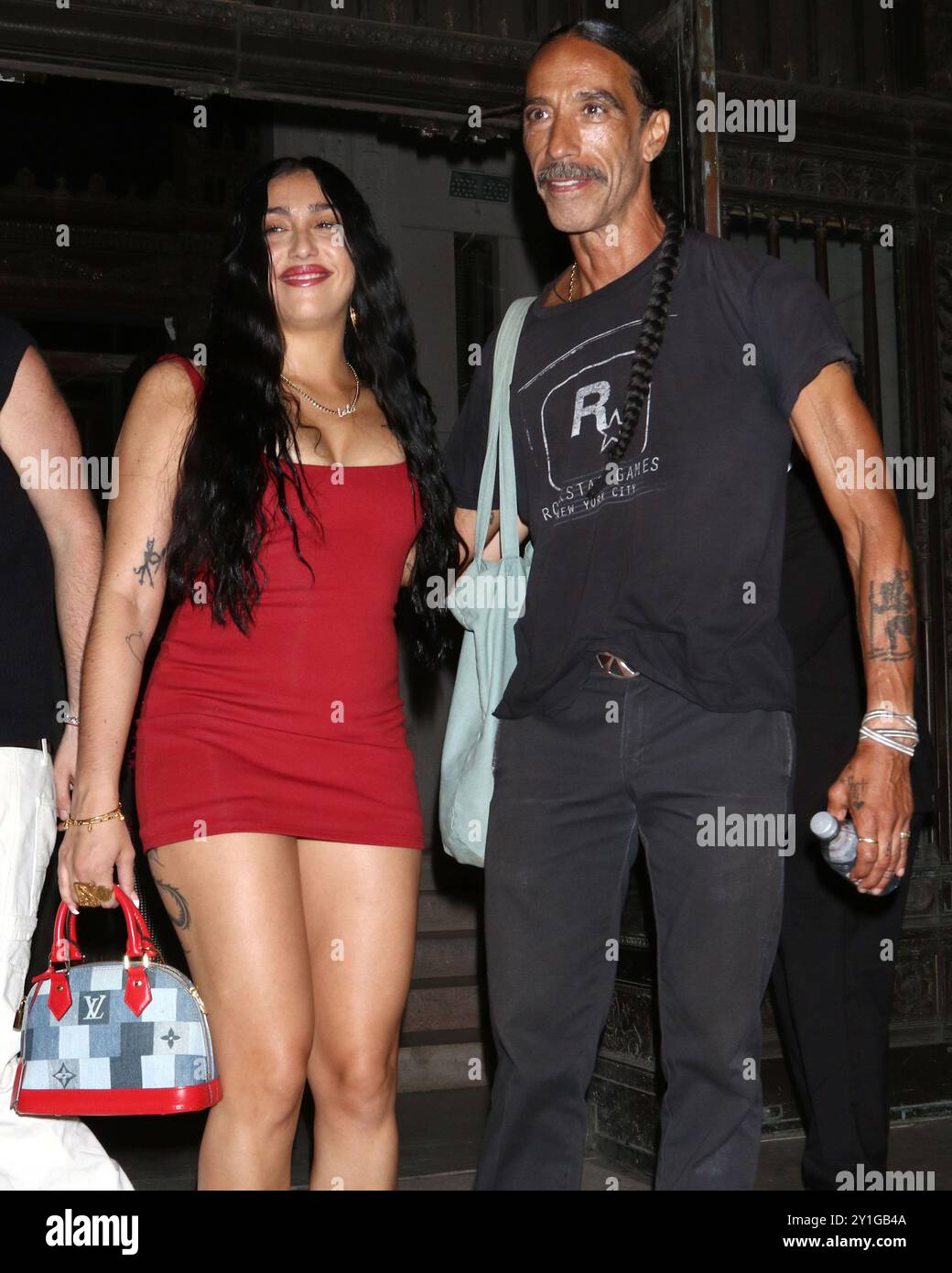 New York, New York, USA. 6th Sept. 2024. Lourdes Maria Ciccone Leon and ...