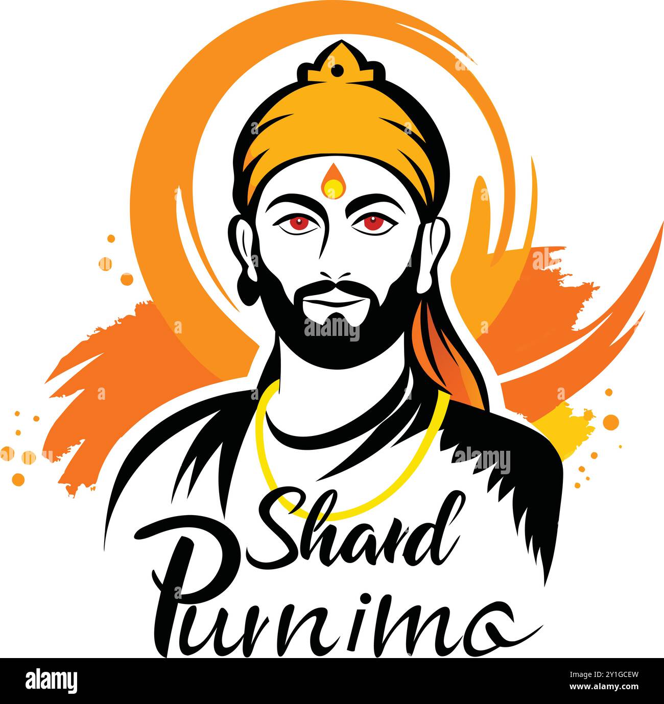Hindu full moon festival Stock Vector Images - Alamy