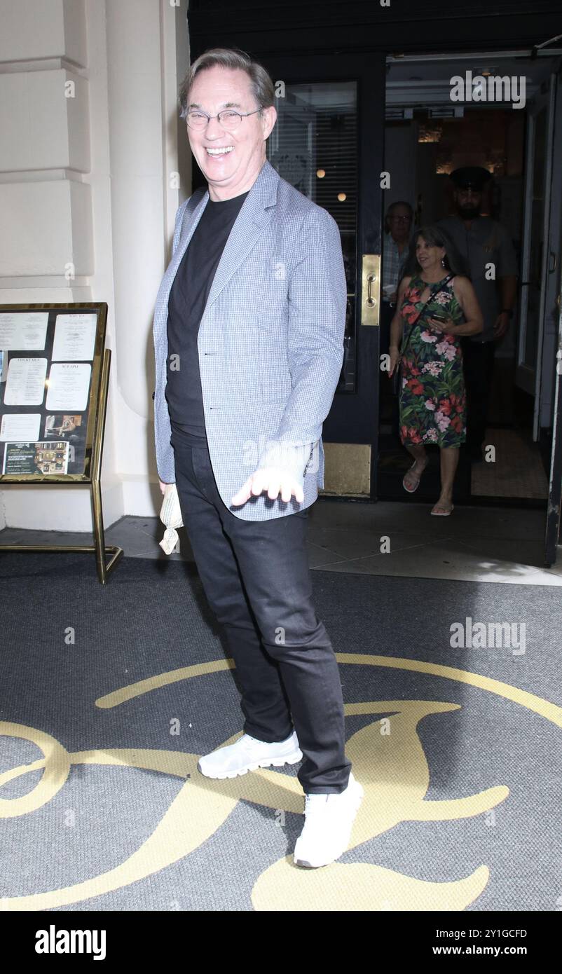 September 06, 2024 Richard Thomas leaving Our Town' Broadway Revival Press Junket in Time Square ...