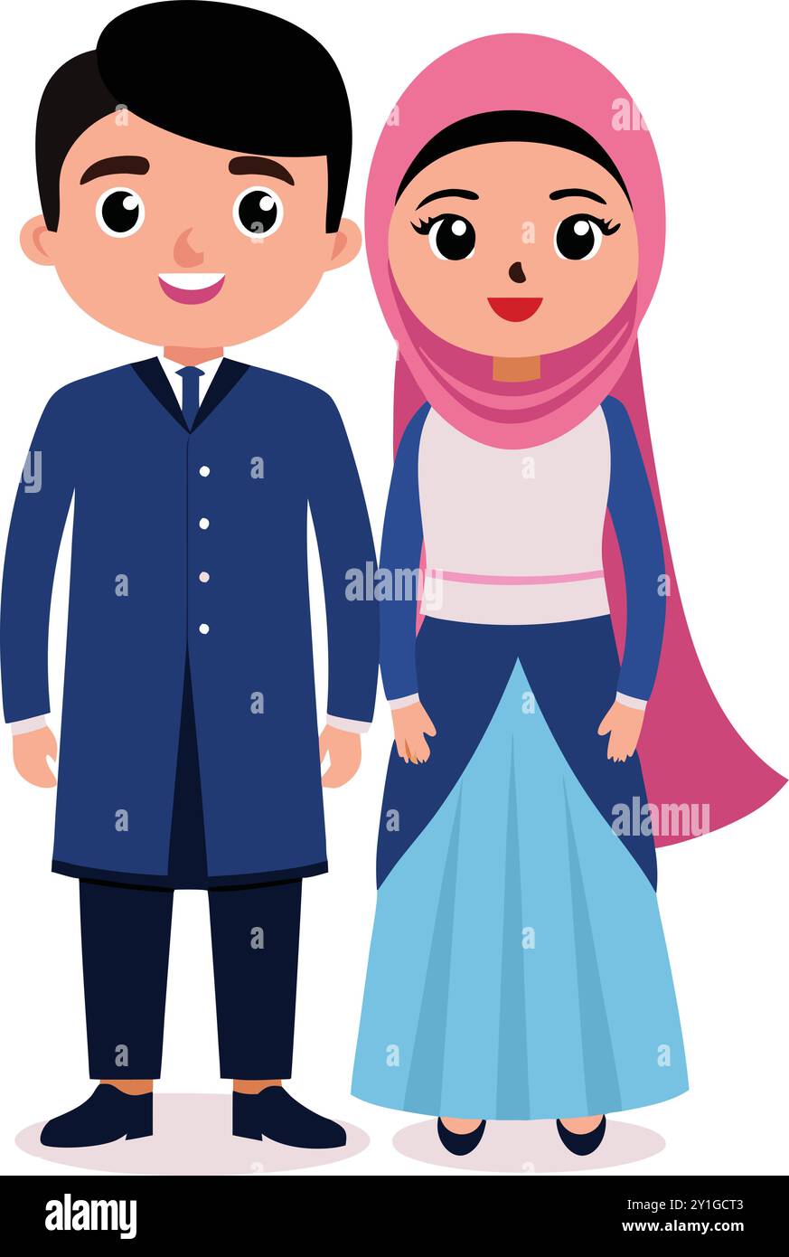 Pakistani Couple Vector Art Stock Vector Image & Art - Alamy