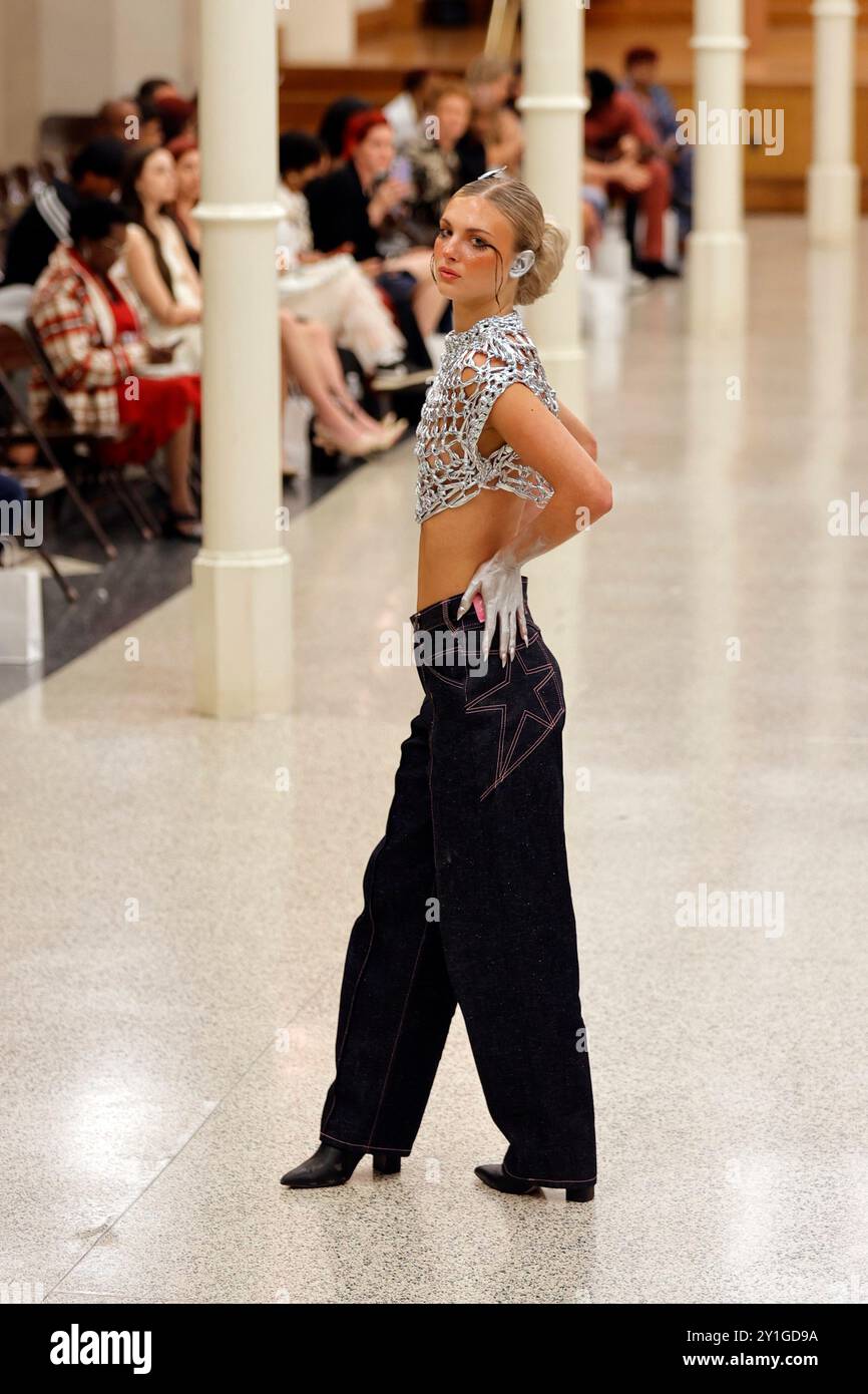 New York, USA, September 06, 2024: Fashion designer Arianne Zager ...