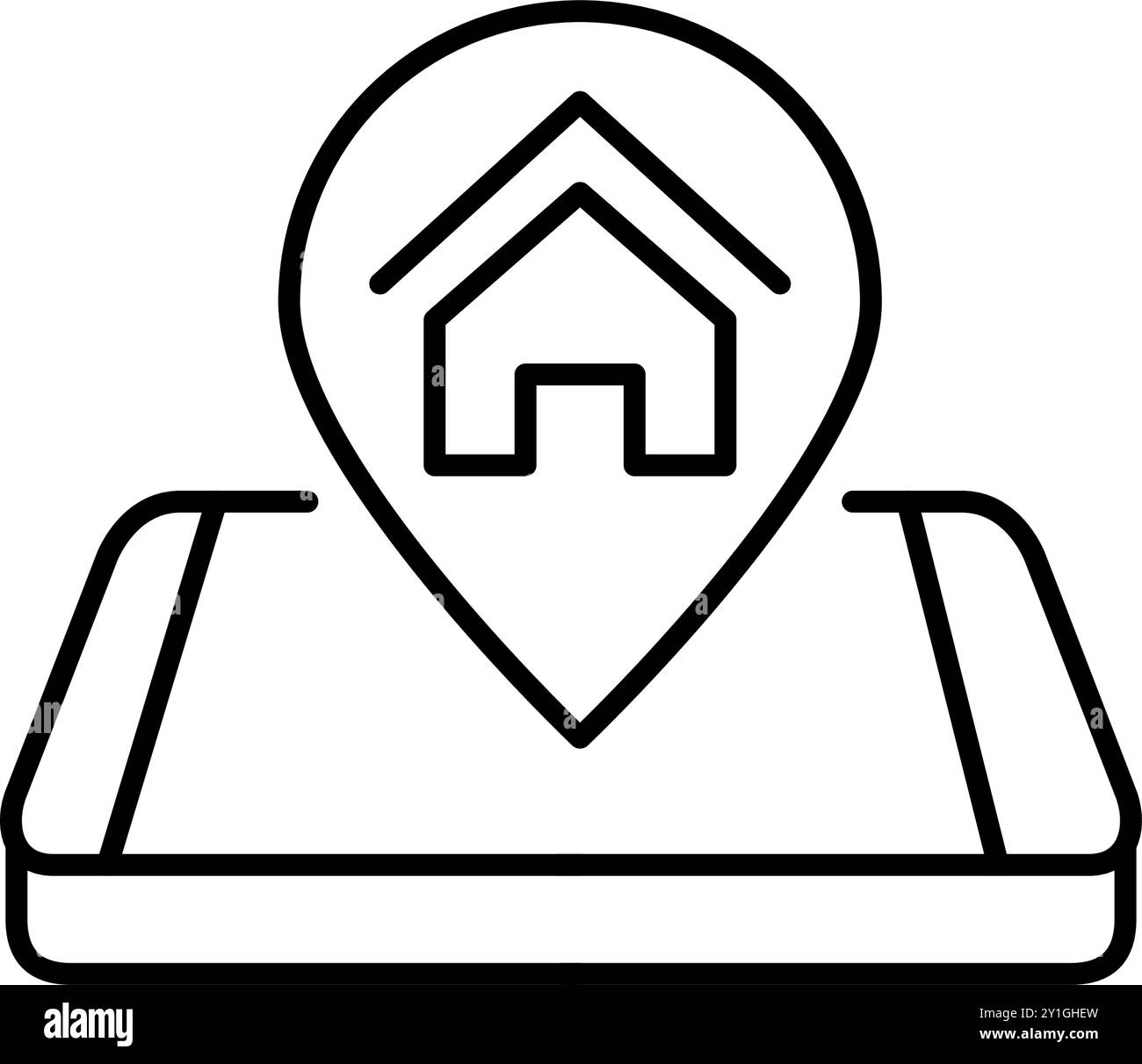 Searching map usa in Stock Vector Images - Alamy