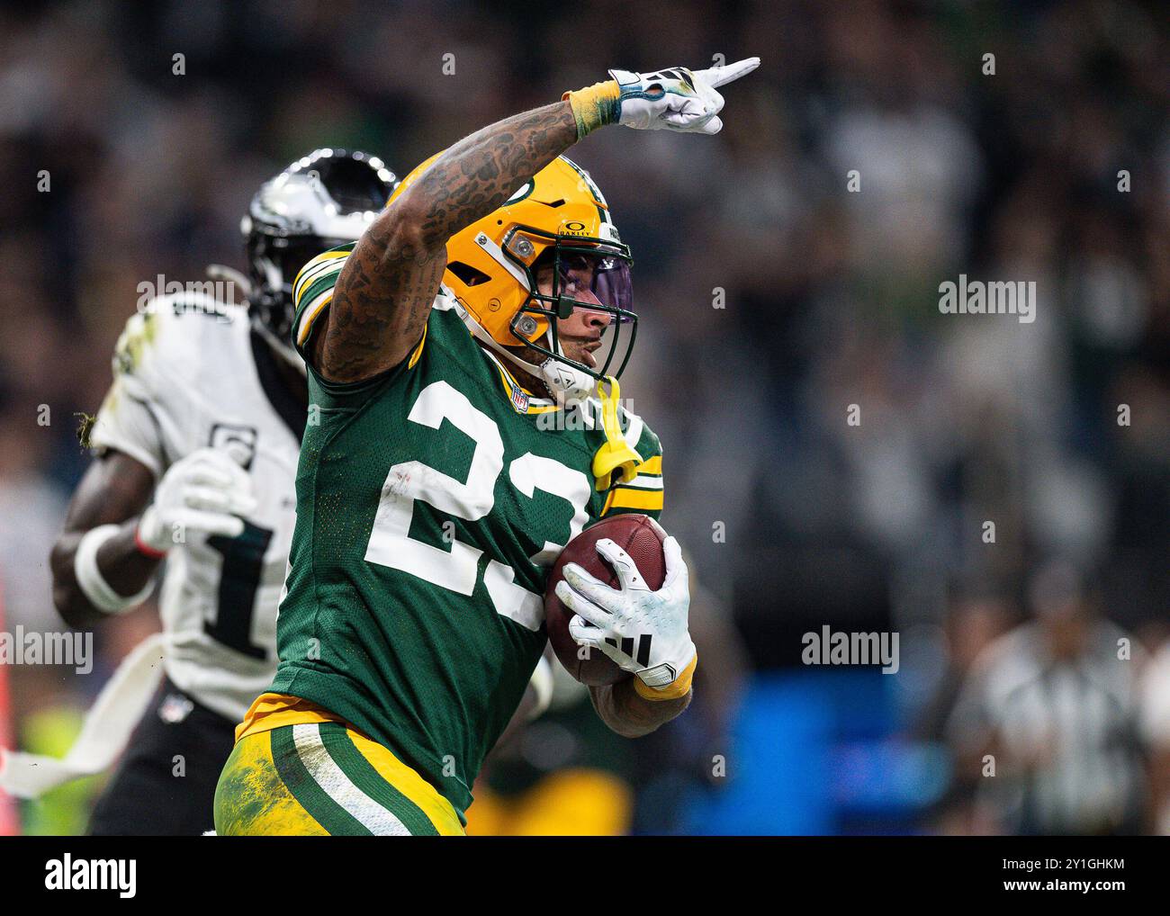 Sao Paulo, Brazil. 06th Sep, 2024. Jaire Alexander of Green Bay Packers ...