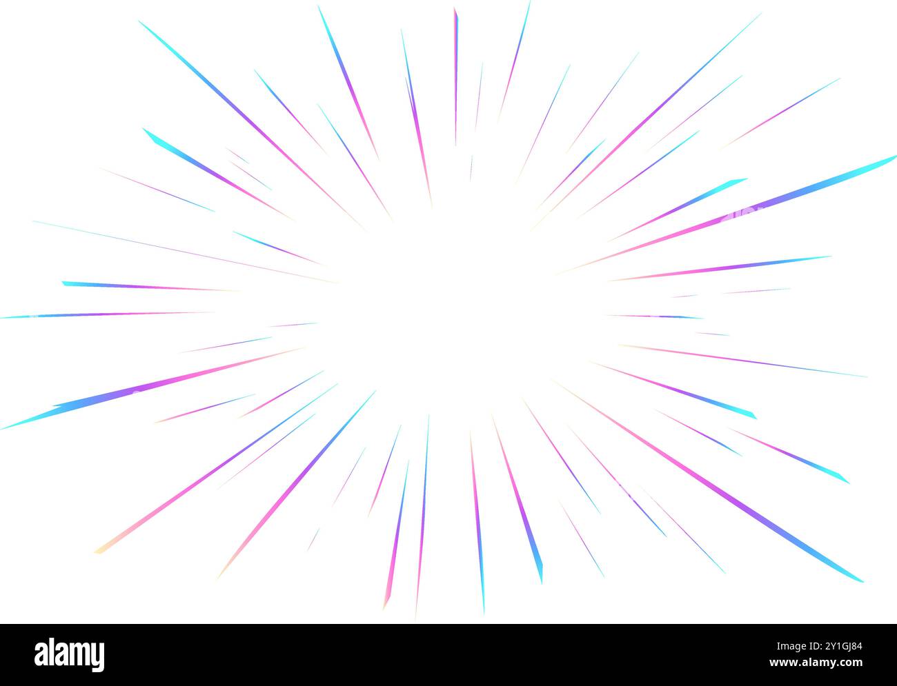 Rainbow light flare. Halo prism effect on white background. Burst with colored sparkles ...